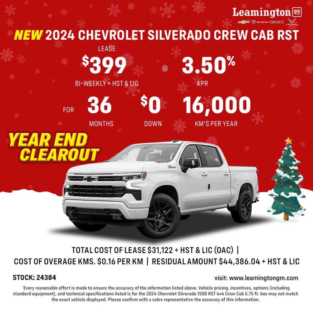 Buick, Chevrolet & GMC Lease Deals | Specials Near Leamington